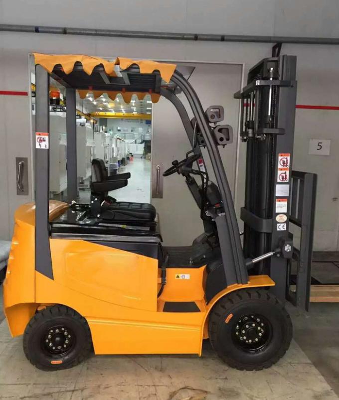 Breiter Ansicht-Mast-elektrisch betriebener Gabelstapler, elektrischer ...